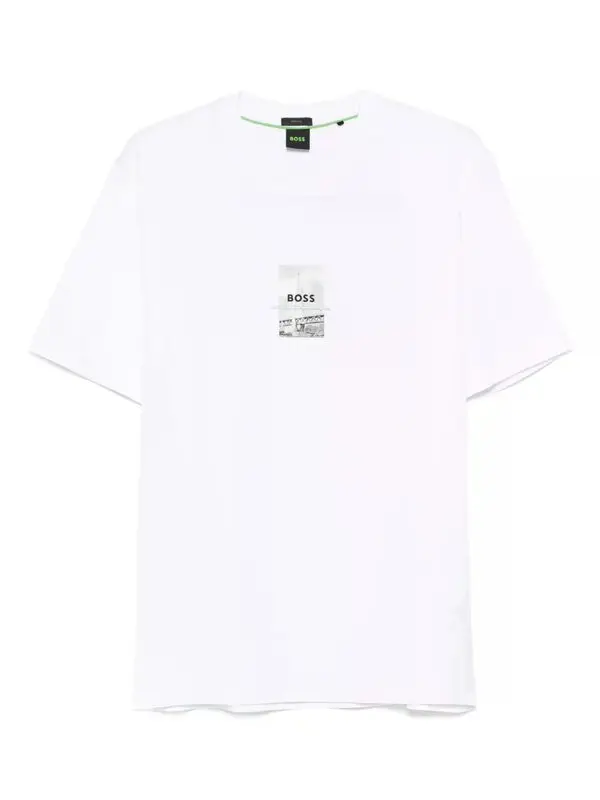 BOSS Graphic-print T-shirt - White