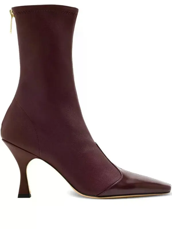 Studio Amelia 90mm Maverick Zip-detail Ankle Boots