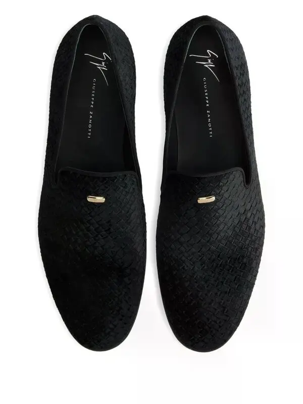 GIUSEPPE ZANOTTI Jaky Woven Loafers