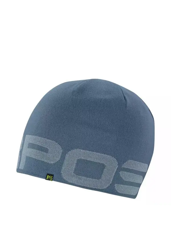 KARPOS Logo-detail Beanie - Blue