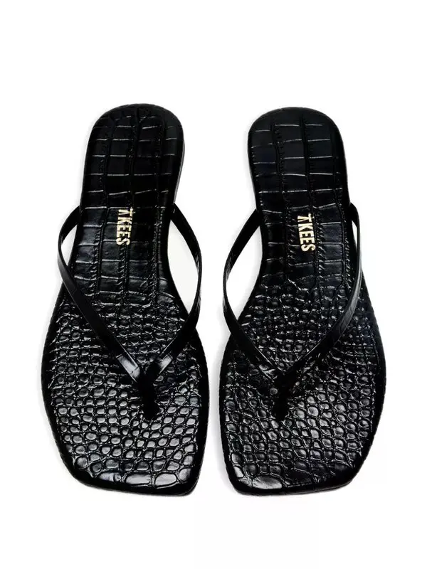 Tkees Lily Square-toe Sandals - Black