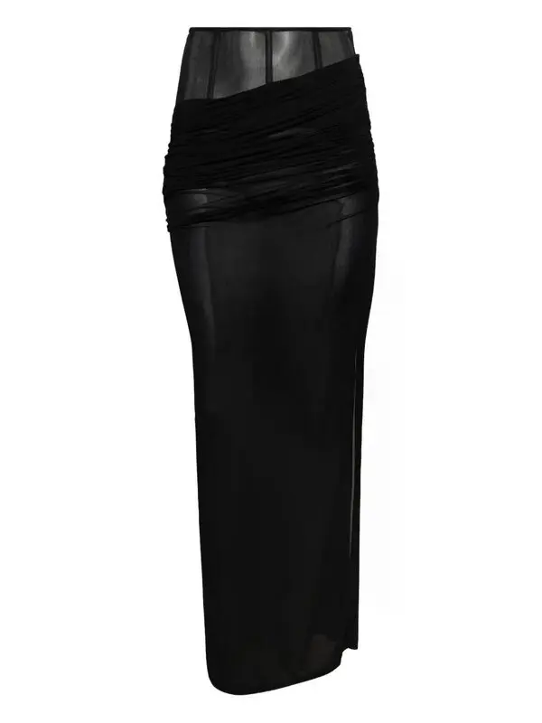 Christopher Esber Corset Draped Maxi Skirt