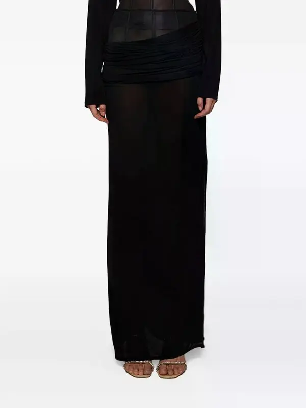 Christopher Esber Corset Draped Maxi Skirt
