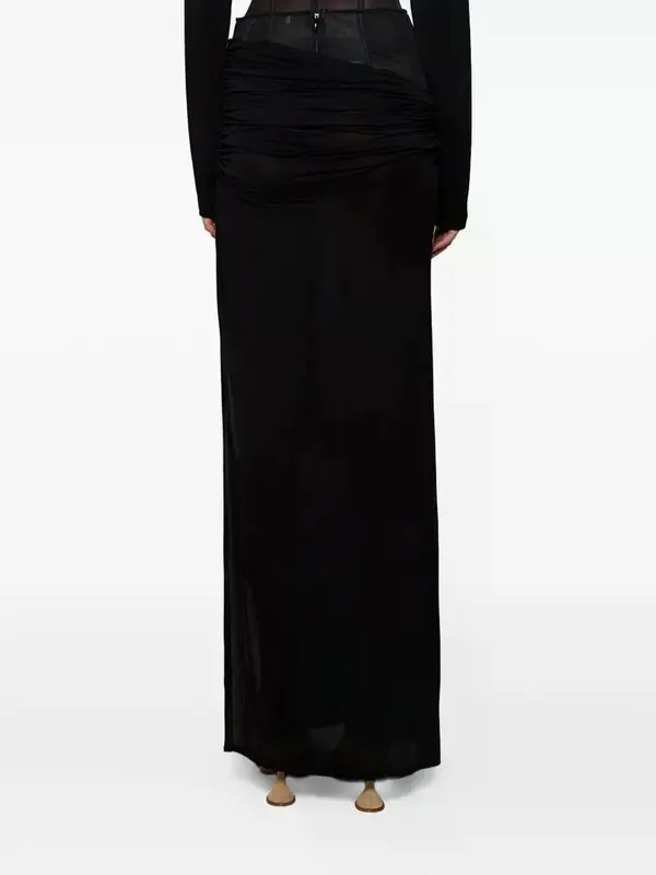 Christopher Esber Corset Draped Maxi Skirt