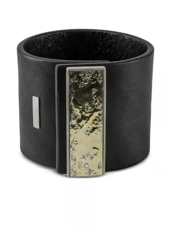 PARTS OF FOUR Leather Bracelet - Black