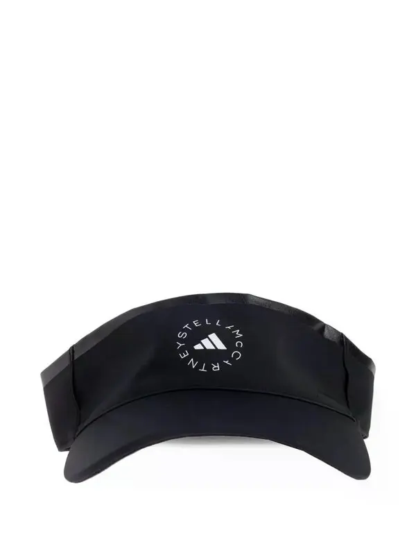 Adidas By Stella McCartney Logo-print Sun Visor - Black