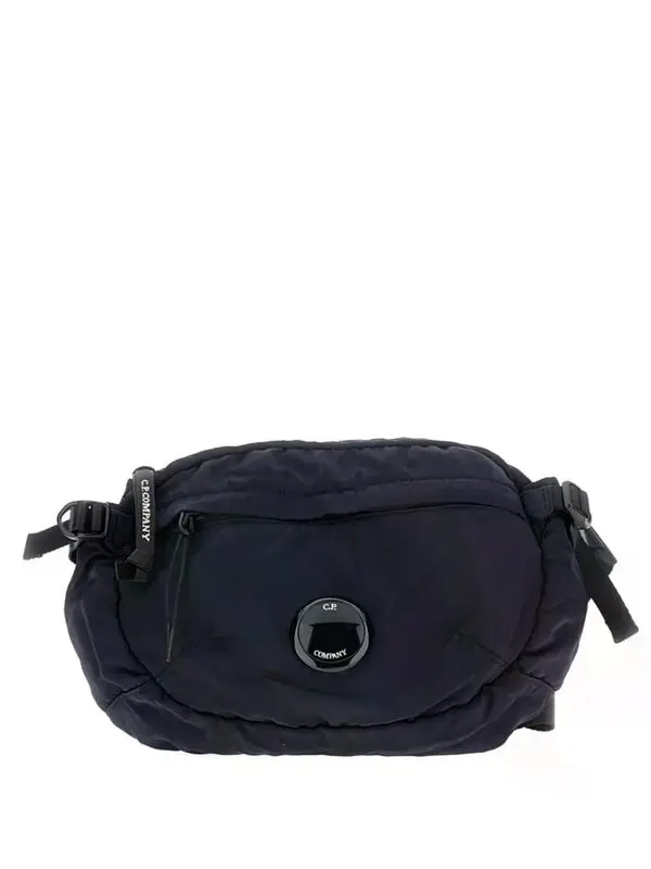 C.P. COMPANY Lens-detail Zip Belt Bag - Blue