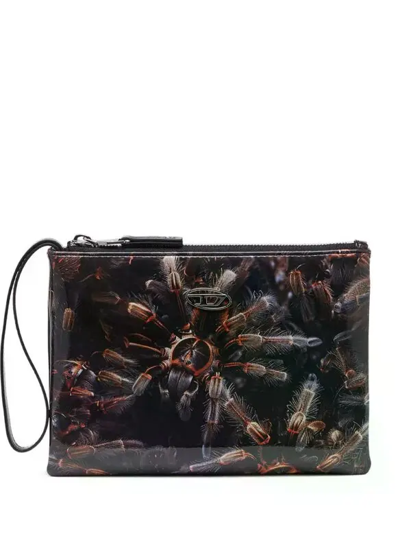 DIESEL® Tarantula-print Wristlet Pouch