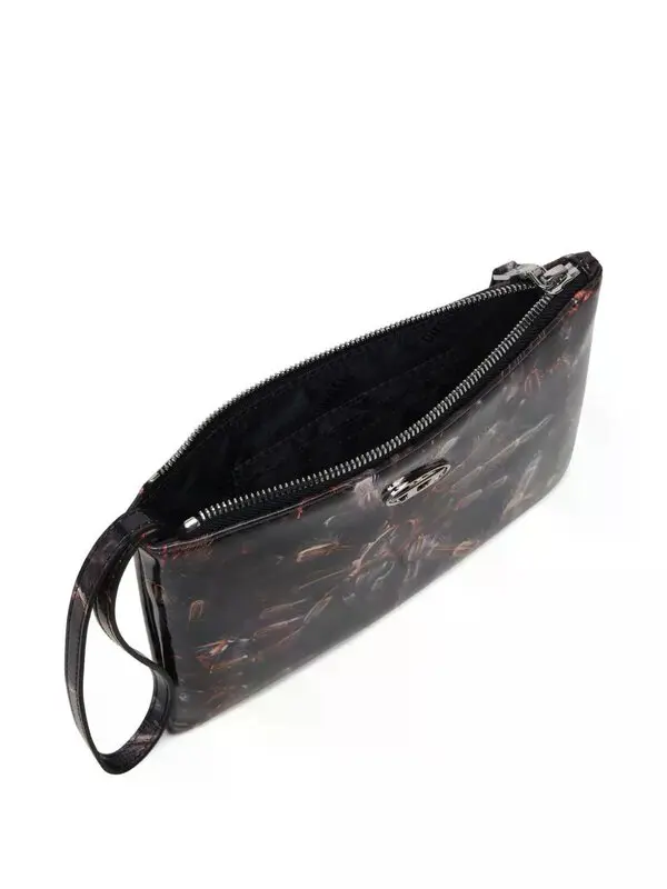 DIESEL® Tarantula-print Wristlet Pouch