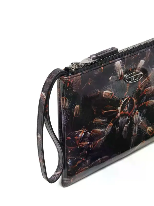 DIESEL® Tarantula-print Wristlet Pouch
