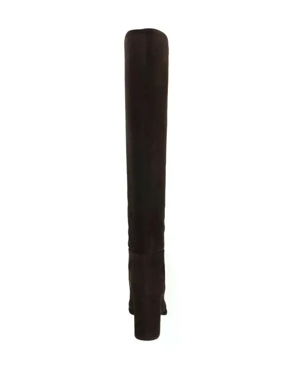 LE SILLA Suede Knee-high Boots With Block Heel
