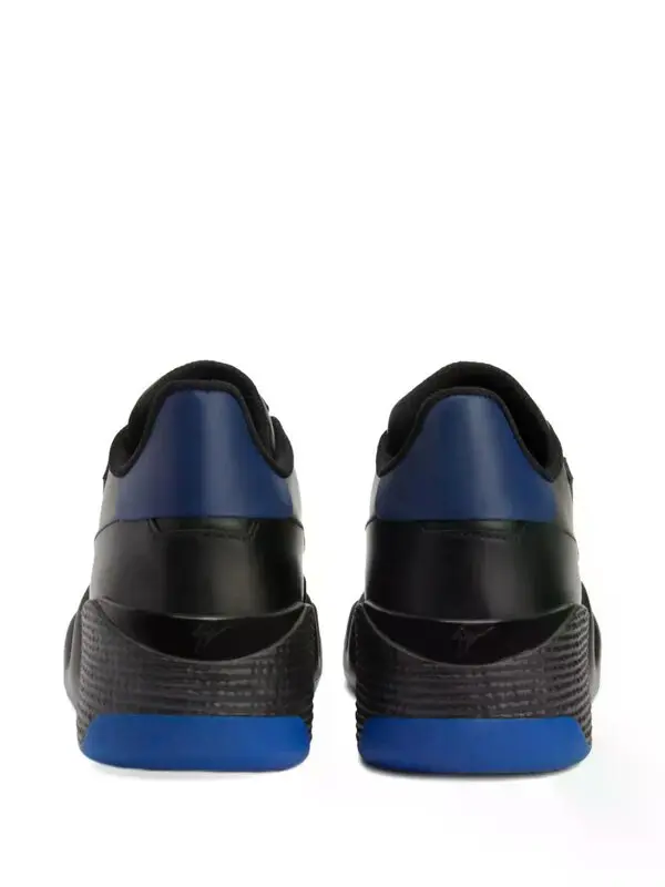 GIUSEPPE ZANOTTI Talon Leather Low-top Sneakers - Black