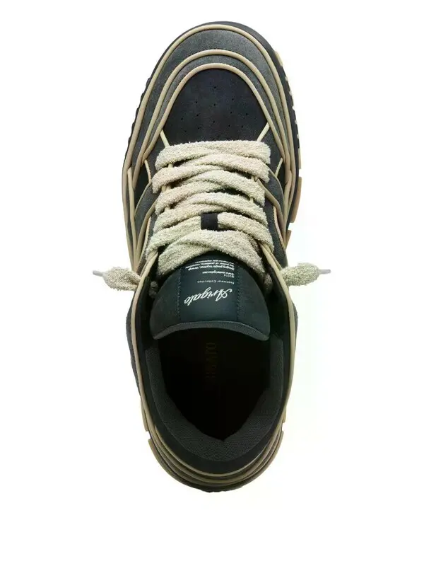 Axel Arigato Leather And Suede Sneakers - Blue
