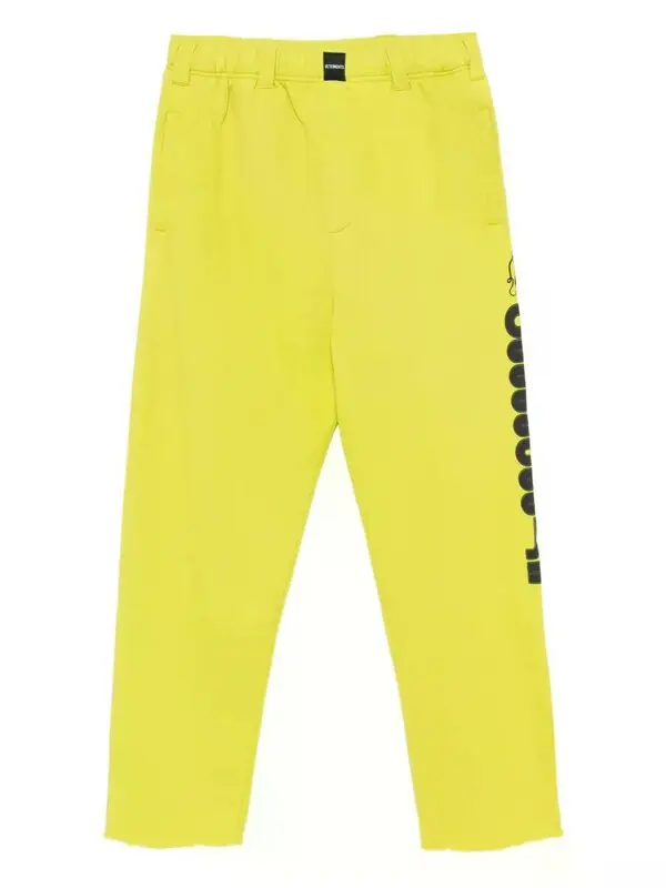 Vetements Graphic-print Trousers - Green