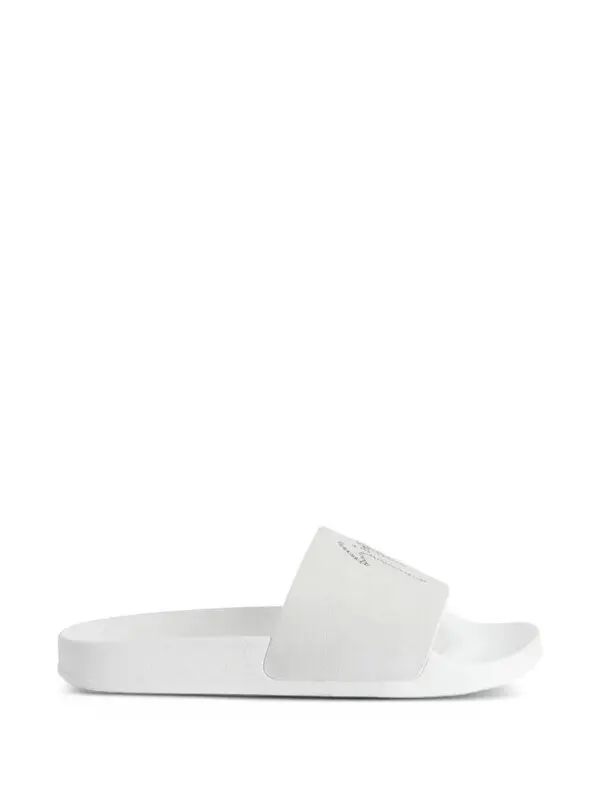 GIUSEPPE ZANOTTI Embellished Leather Slides