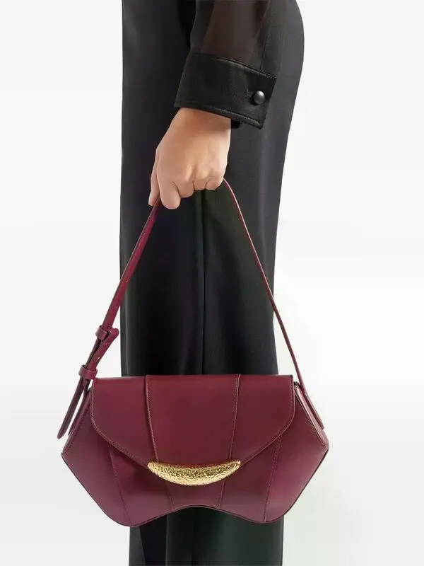 GIUSEPPE ZANOTTI Gz Day And Night Leather Shoulder Bag - Red