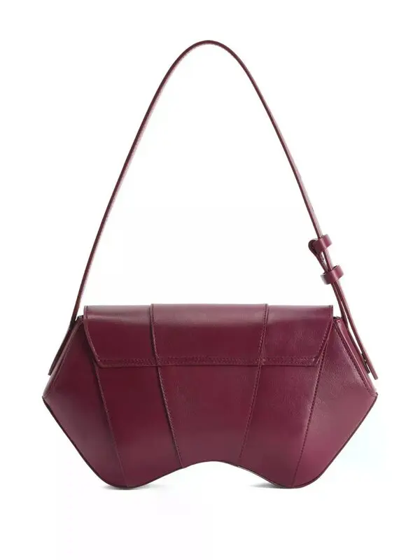 GIUSEPPE ZANOTTI Gz Day And Night Leather Shoulder Bag - Red