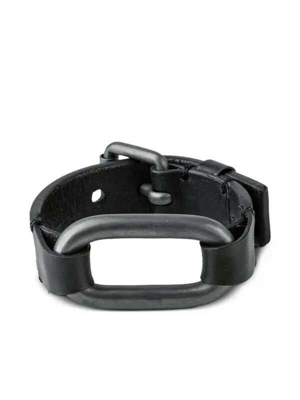 PARTS OF FOUR Leather Bracelet - Black