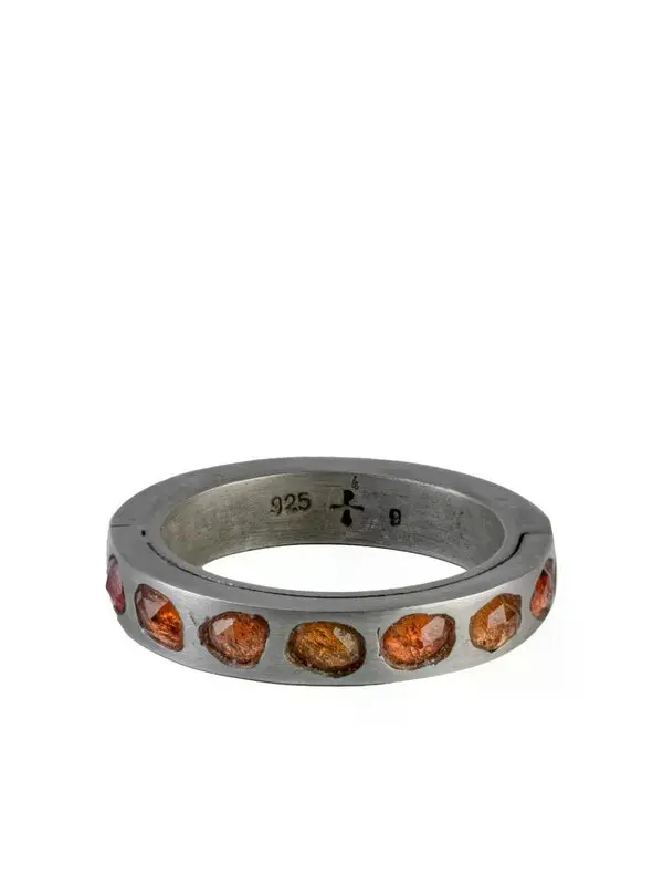 PARTS OF FOUR Sterling Sistema Sapphire Ring - Silver