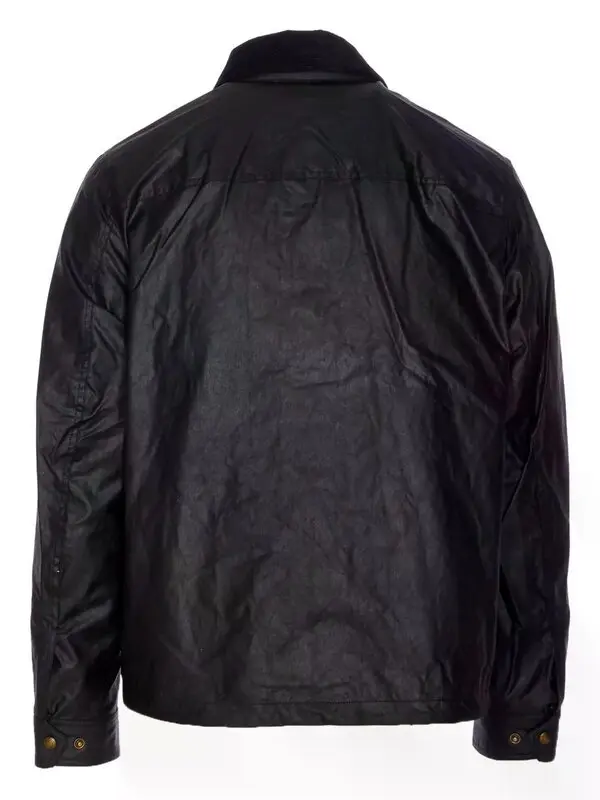 Belstaff Ground Wax-effect Snap-button Jacket