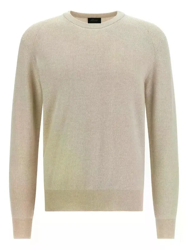 Brioni Ribbed Crew-neck Sweater