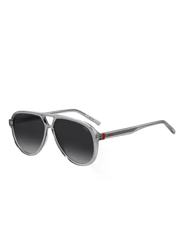 BOSS Double-bridge Pilot-frame Sunglasses