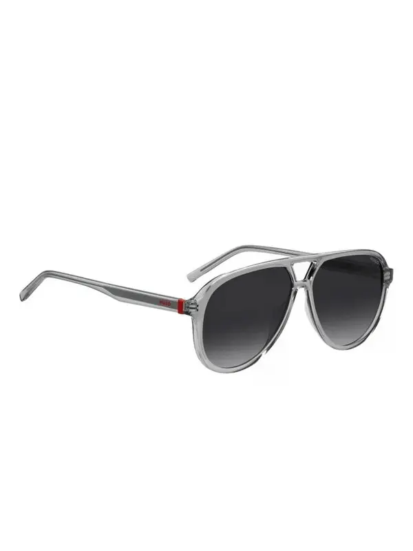 BOSS Double-bridge Pilot-frame Sunglasses