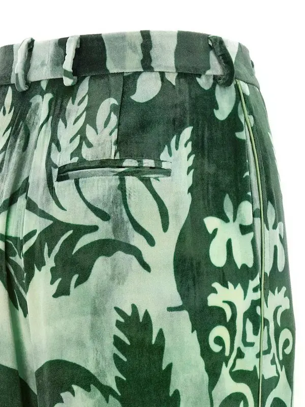 F.R.S FOR RESTLESS SLEEPERS Tropical-print Trousers