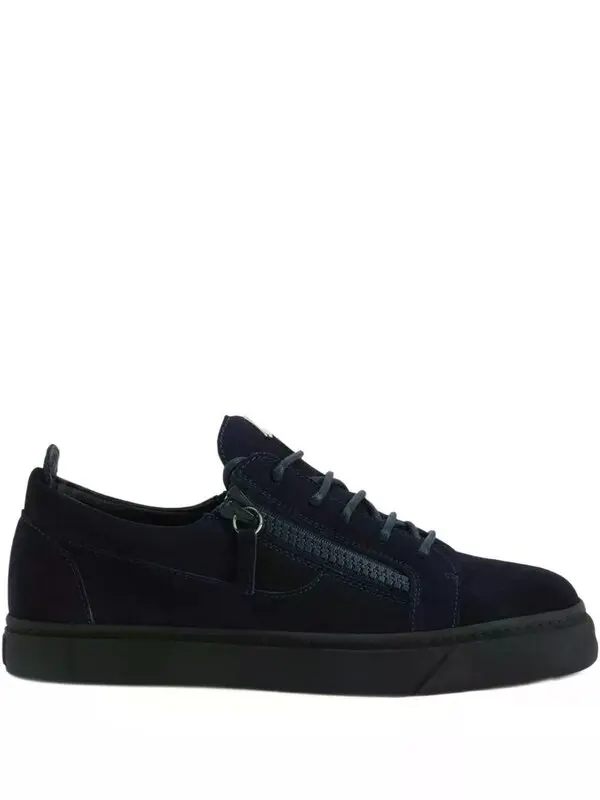GIUSEPPE ZANOTTI Frankie Zip-lace Sneakers - Blue