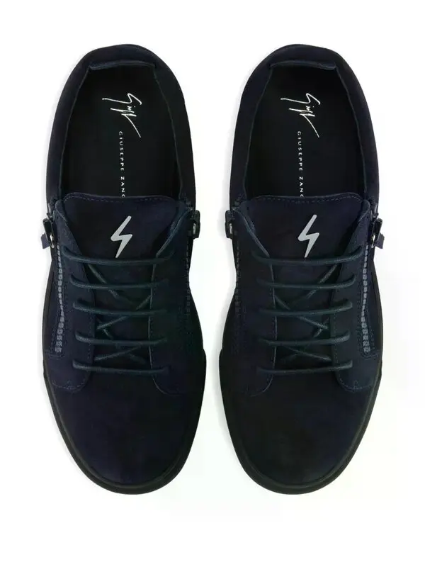 GIUSEPPE ZANOTTI Frankie Zip-lace Sneakers - Blue
