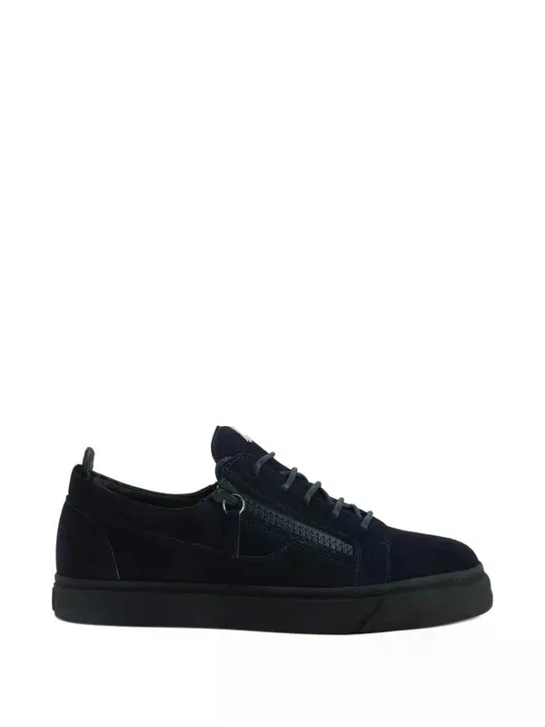 GIUSEPPE ZANOTTI Frankie Zip-lace Sneakers - Blue