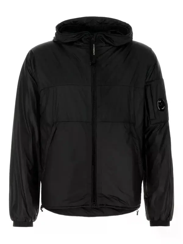 C.P. COMPANY Padded Hooded Jacket With Lens Detail