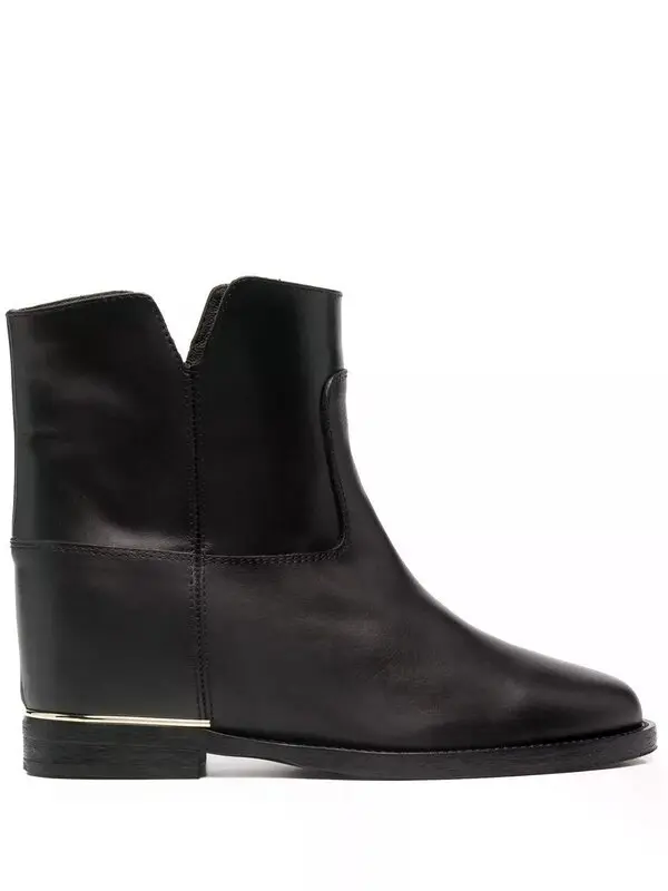 VIA ROMA 15 Side Slit-detail Ankle Boots