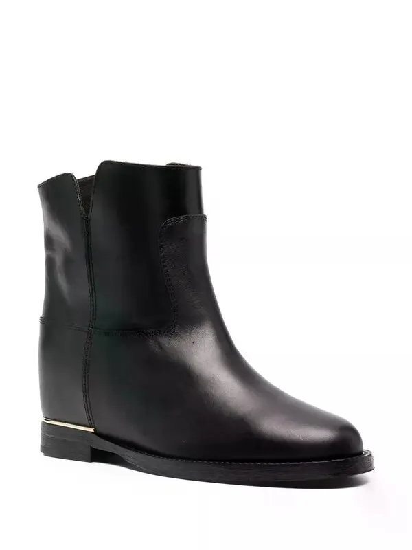 VIA ROMA 15 Side Slit-detail Ankle Boots