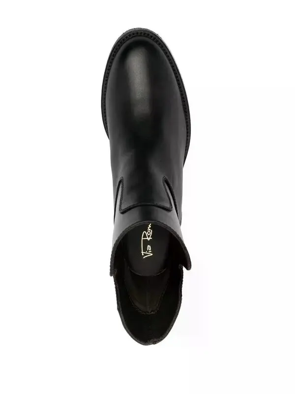 VIA ROMA 15 Side Slit-detail Ankle Boots