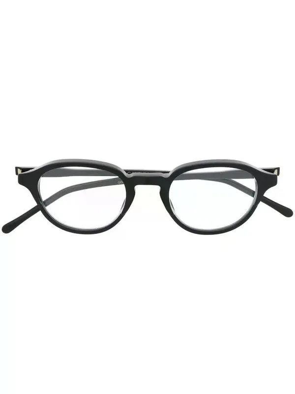 Gucci Logo-print Round-frame Glasses