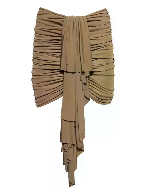 Christopher Esber Ruched Mini Skirt