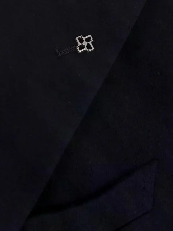 Tagliatore Peak-lapel Double-breasted Blazer - Blue