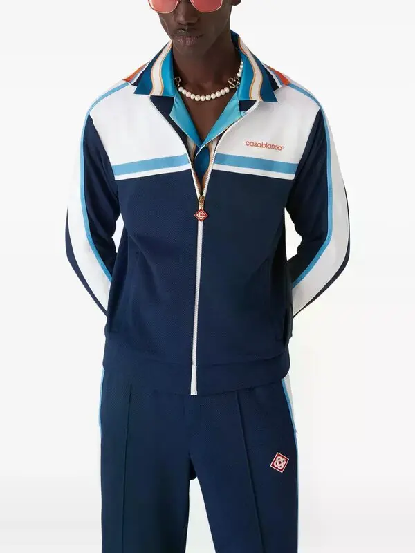 Casablanca Side-stripe Track Pants - Blue