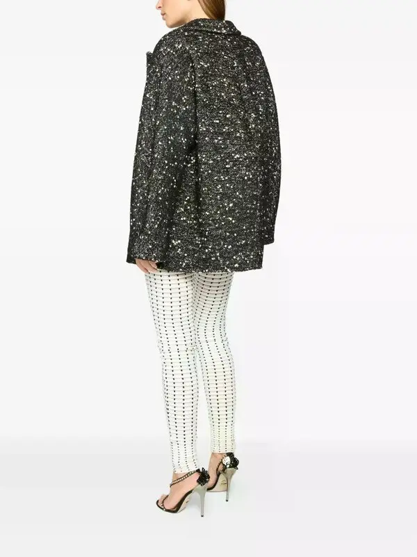 GENNY Double-breasted Bouclé Jacket