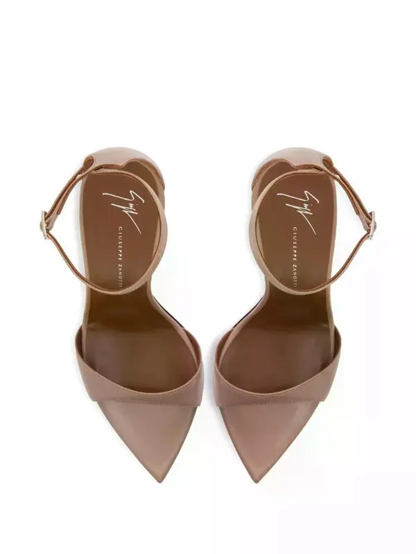 GIUSEPPE ZANOTTI 105mm Intriigo Heeled Sandals - Neutrals