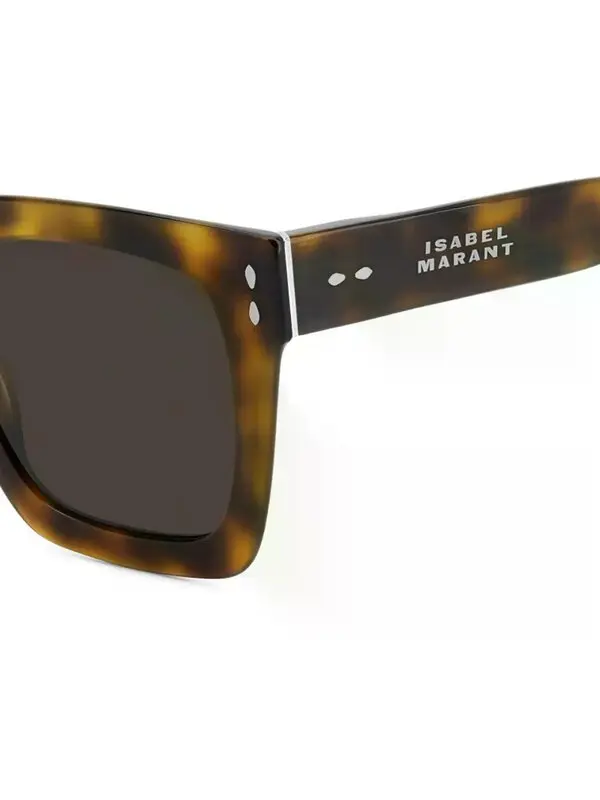 Isabel Marant Square Frame Sunglasses - Brown