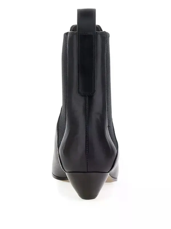 Le Monde Beryl Allegra Elasticated-panel Pointed-toe Boots - Black