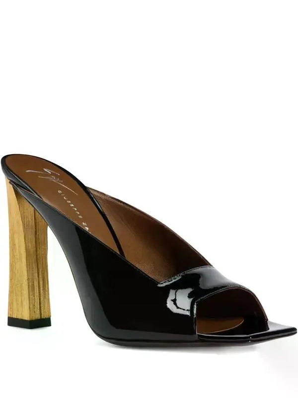 GIUSEPPE ZANOTTI 105mm Leather Heeled Sandals