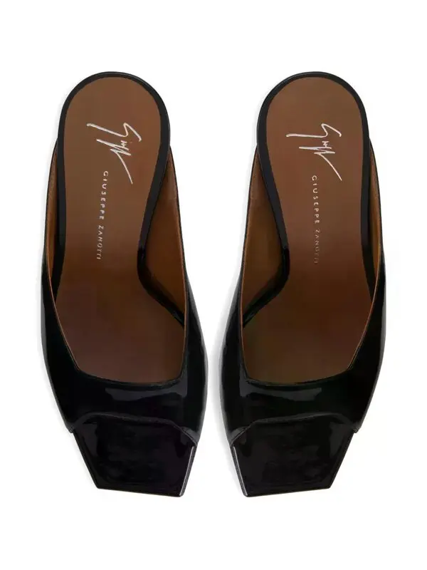 GIUSEPPE ZANOTTI 105mm Leather Heeled Sandals