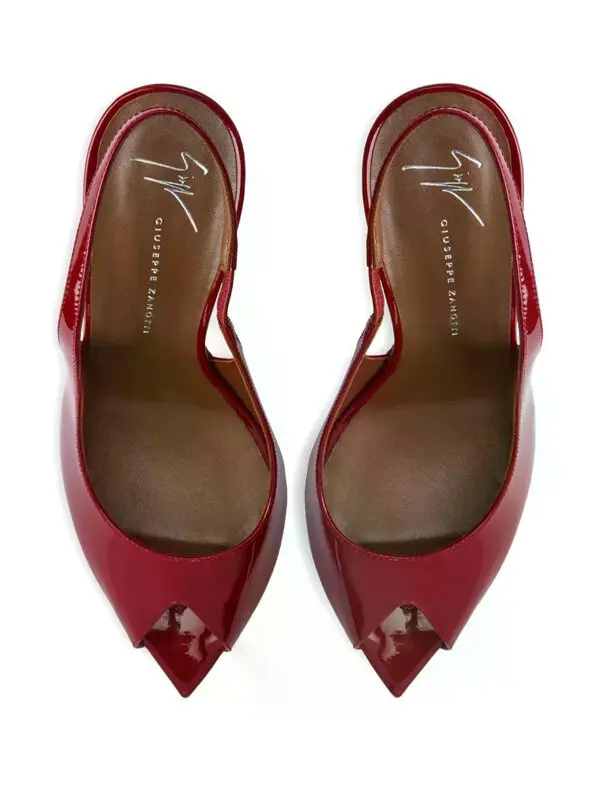 GIUSEPPE ZANOTTI 90mm Intriigo Peep-toe Slingback Sandals