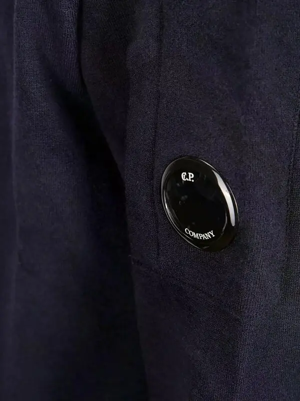 C.P. COMPANY Crew Neck Jumper With Lens Pocket