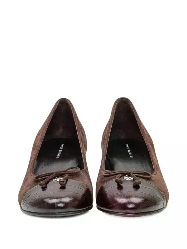 Tory Burch 45mm Suede Heeled Pumps