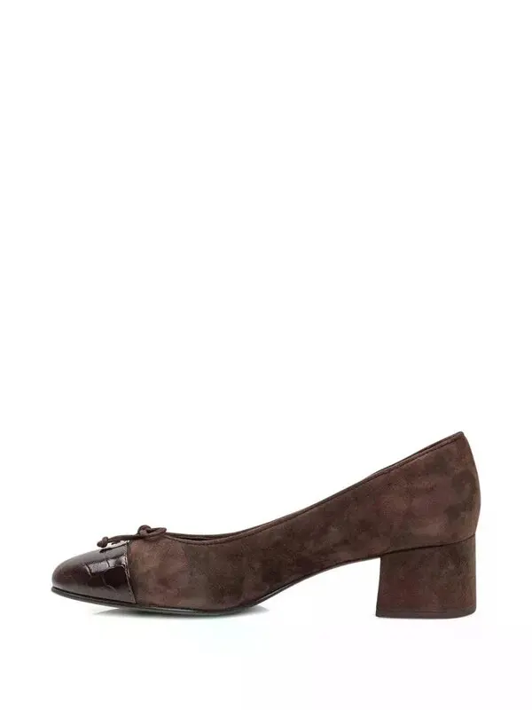 Tory Burch 45mm Suede Heeled Pumps