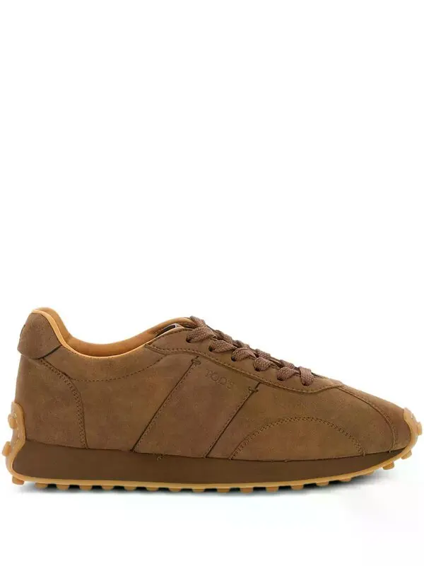 TOD'S Vintage Suede Sneakers - Brown